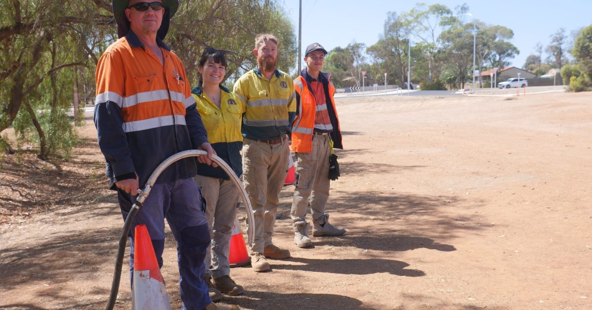Temporary domestic bulk water collection point · City of Playford