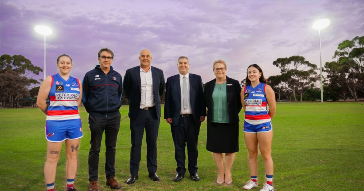 Oval at Playford International College lights up · City of Playford